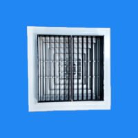 Aluminium Powder Coated Flat Diffuser - Aircons Air Equipment's